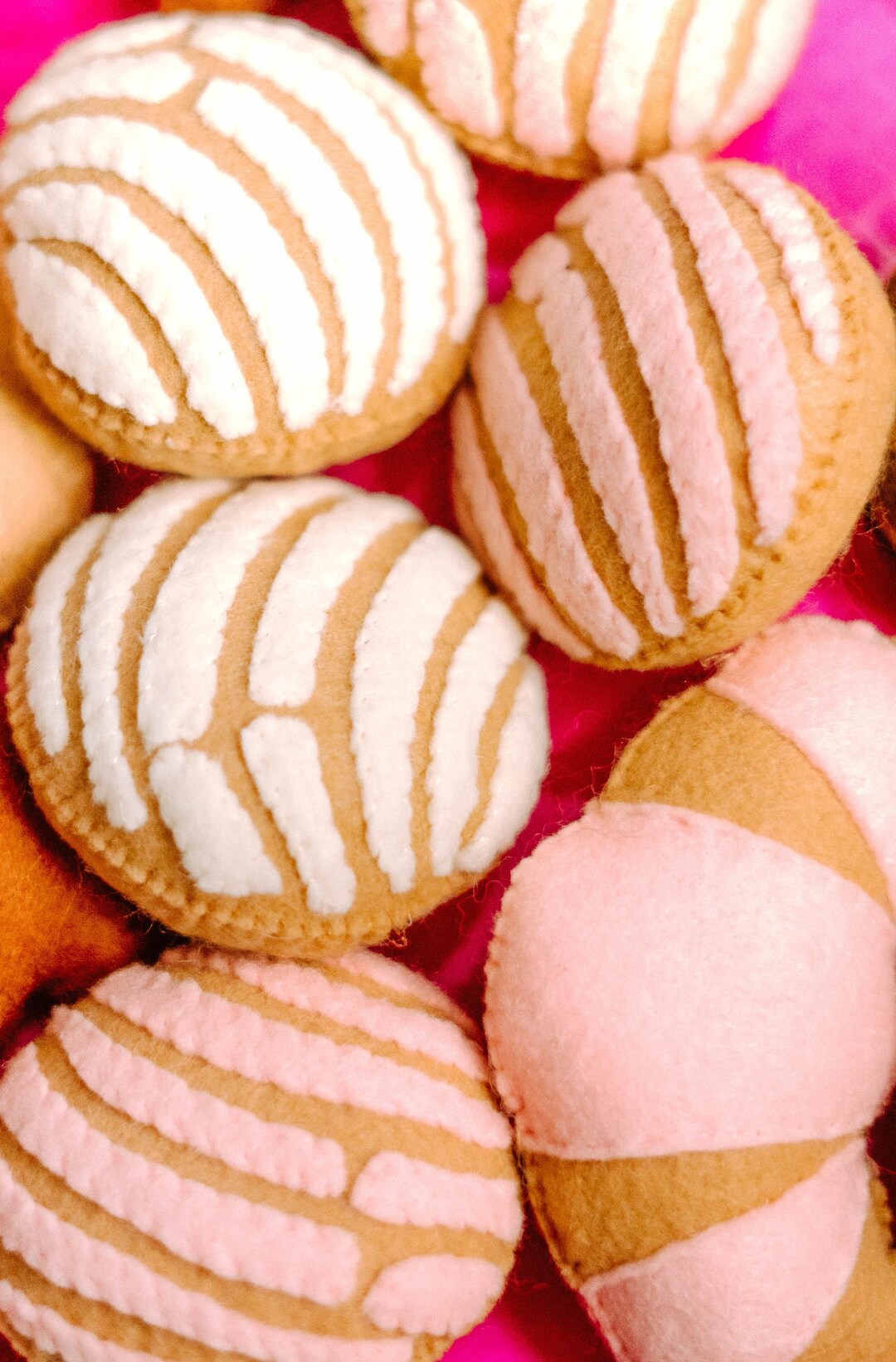 Stuffed Felt Conchas: Latin American Play Food - Etsy