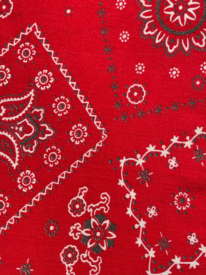 Vintage Americana Red Bandana Print Hippie Corset Lace-up Maxi - Etsy