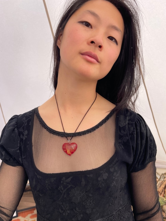 Rare Gothic Regency Style Maxi Dress in Stretch Damas… - Gem