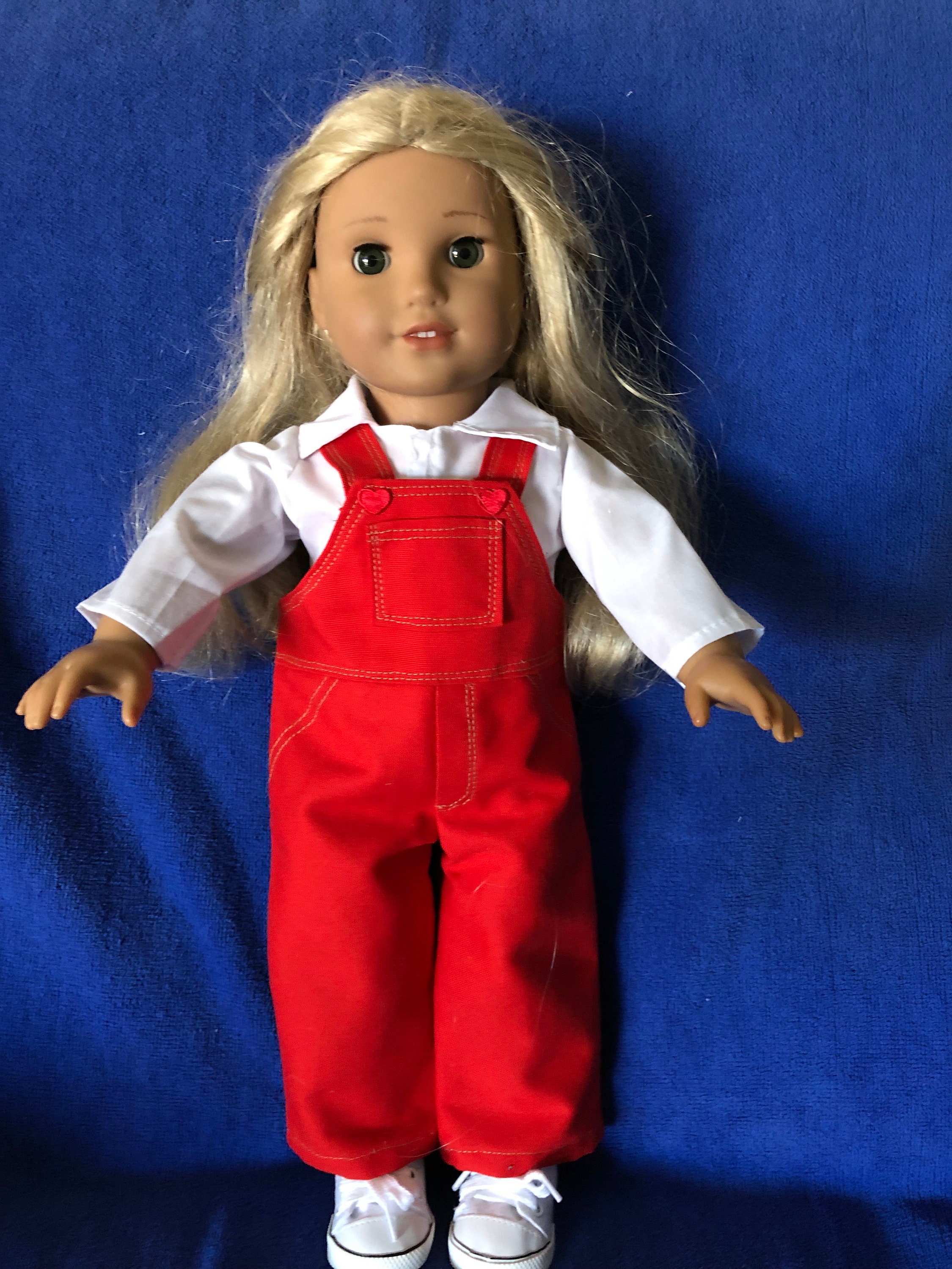 Real Denim Overalls for Your 18" Doll: Multiple Colors Availabl Add ...