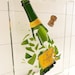 Custom Shattered Champagne Bottle • Clear Broken Glass Epoxy Art ...