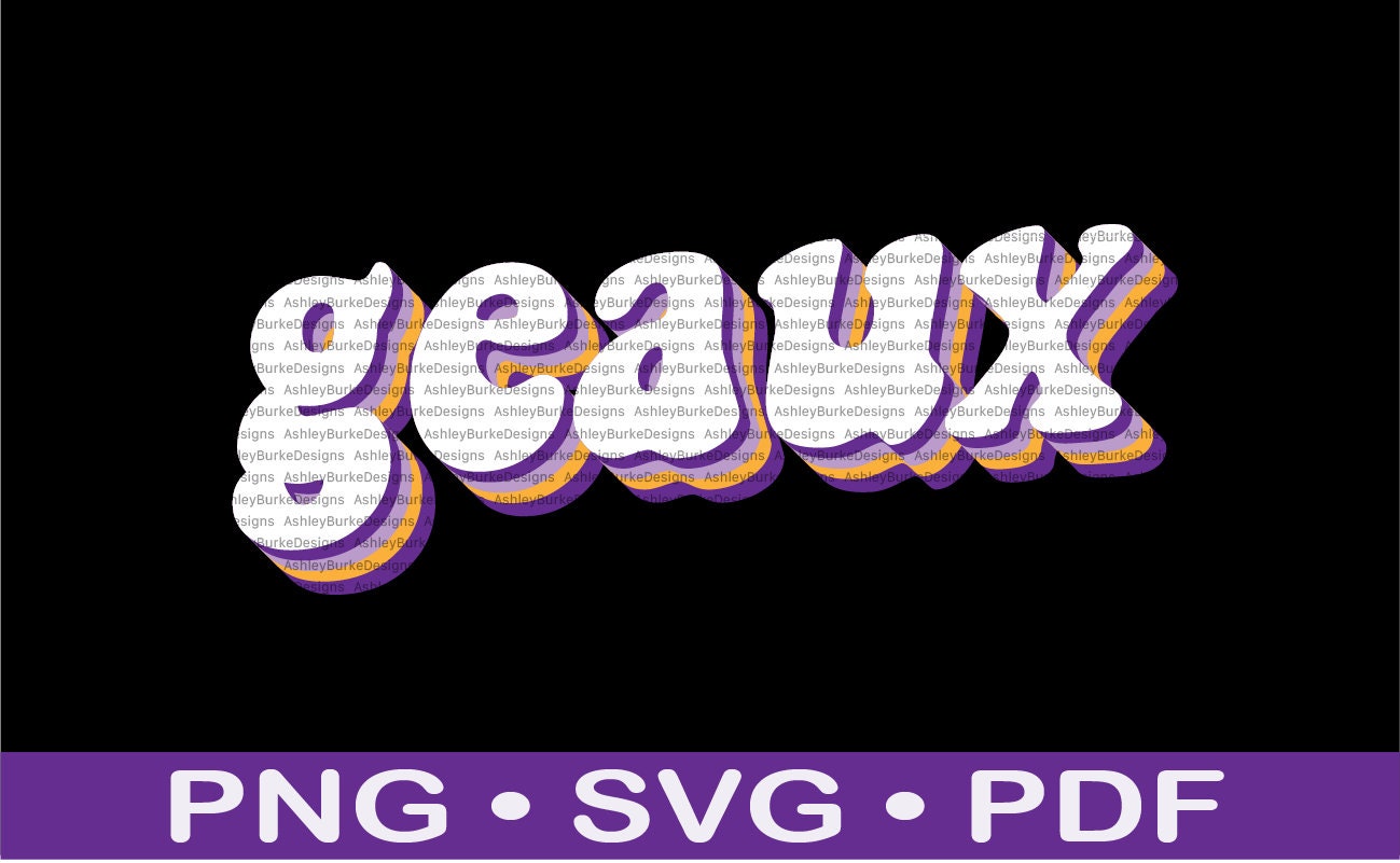 Geaux Retro Echo Design SVG PNG Pdf Digital Cut Instant - Etsy
