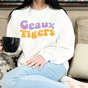 Tigers Retro Ladies Shirts and Tanks LSU - Etsy