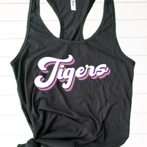 Tigers Retro Ladies Shirts and Tanks LSU - Etsy