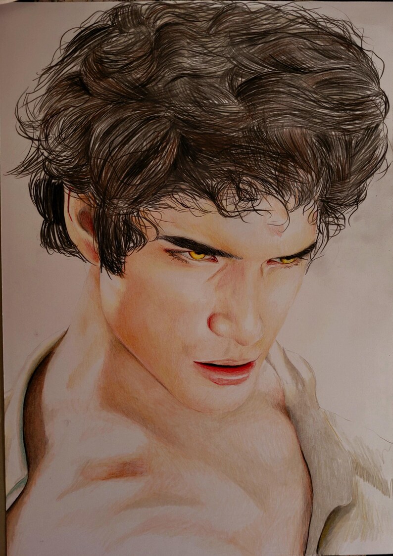 Portrait of Scott Mccall From Teen Wolf - Etsy