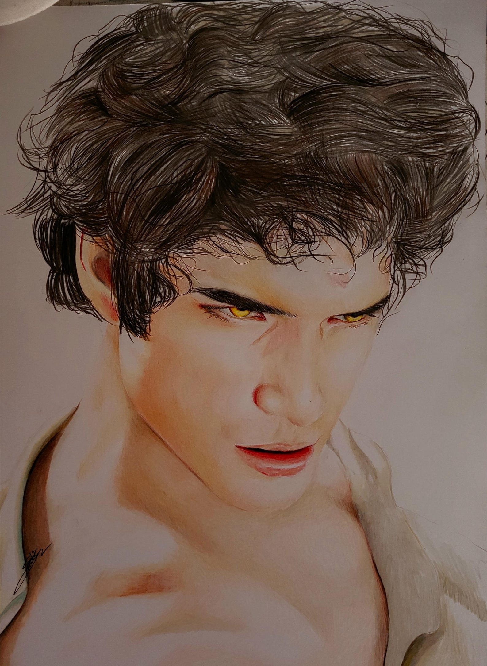 Portrait of Scott Mccall From Teen Wolf - Etsy