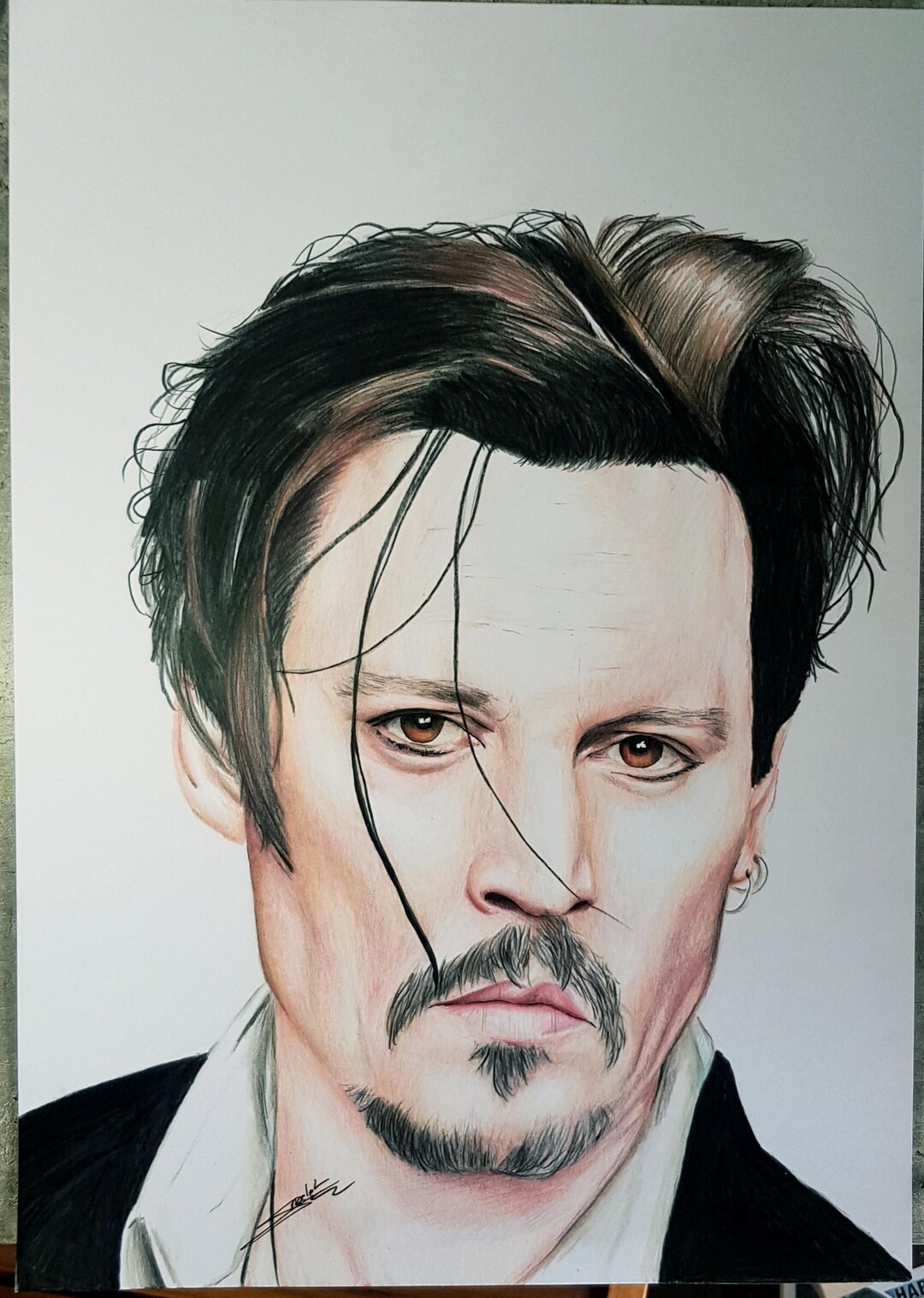 Portrait of Johnny Depp - Etsy
