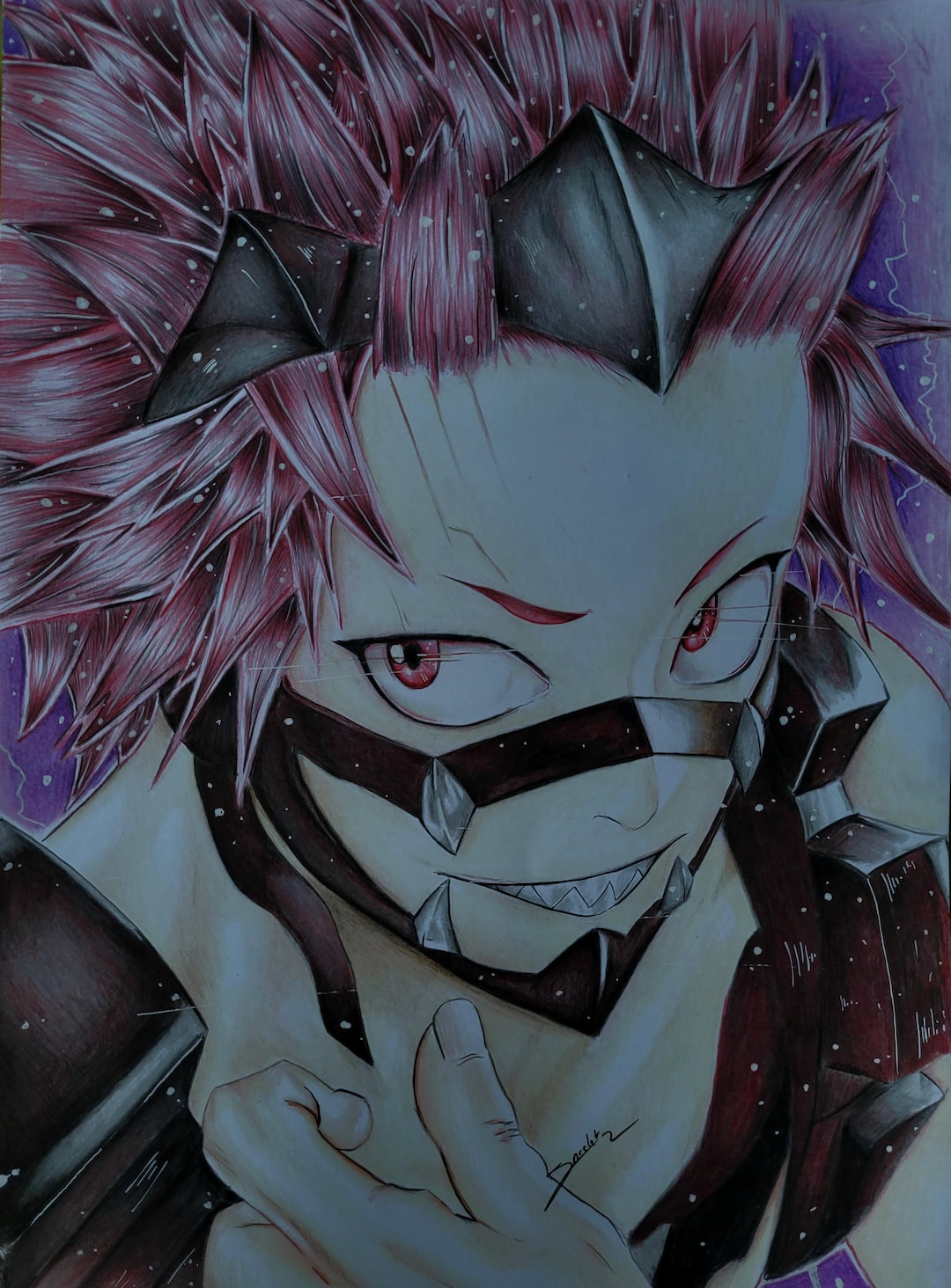Portrait Eijiro Kirishima (redriot) My Hero Academia. - Etsy