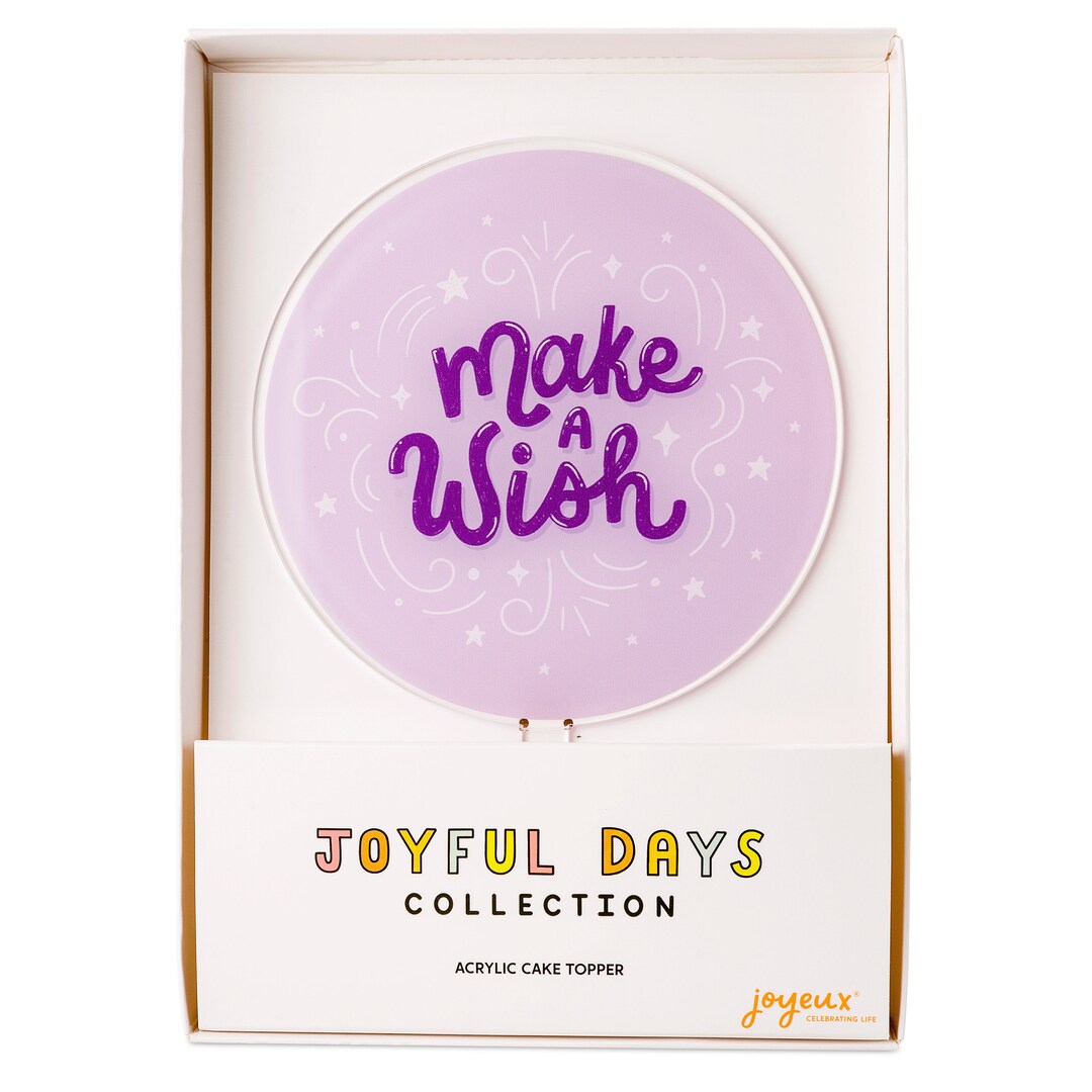 Make a Wish Acrylic Cake Topper | Disney Trip Surprise | Magical ...
