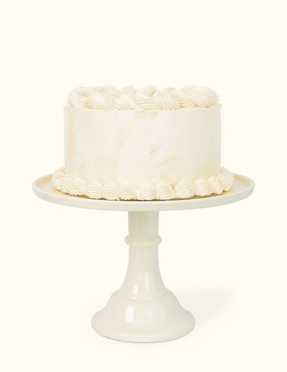 White Pedestal Cake Stand White Ceramic Cake Stand – Rhool