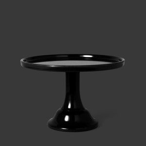 Ink Black Melamine Cake Stand-small | Dessert Stand | Mini Cake Stand ...