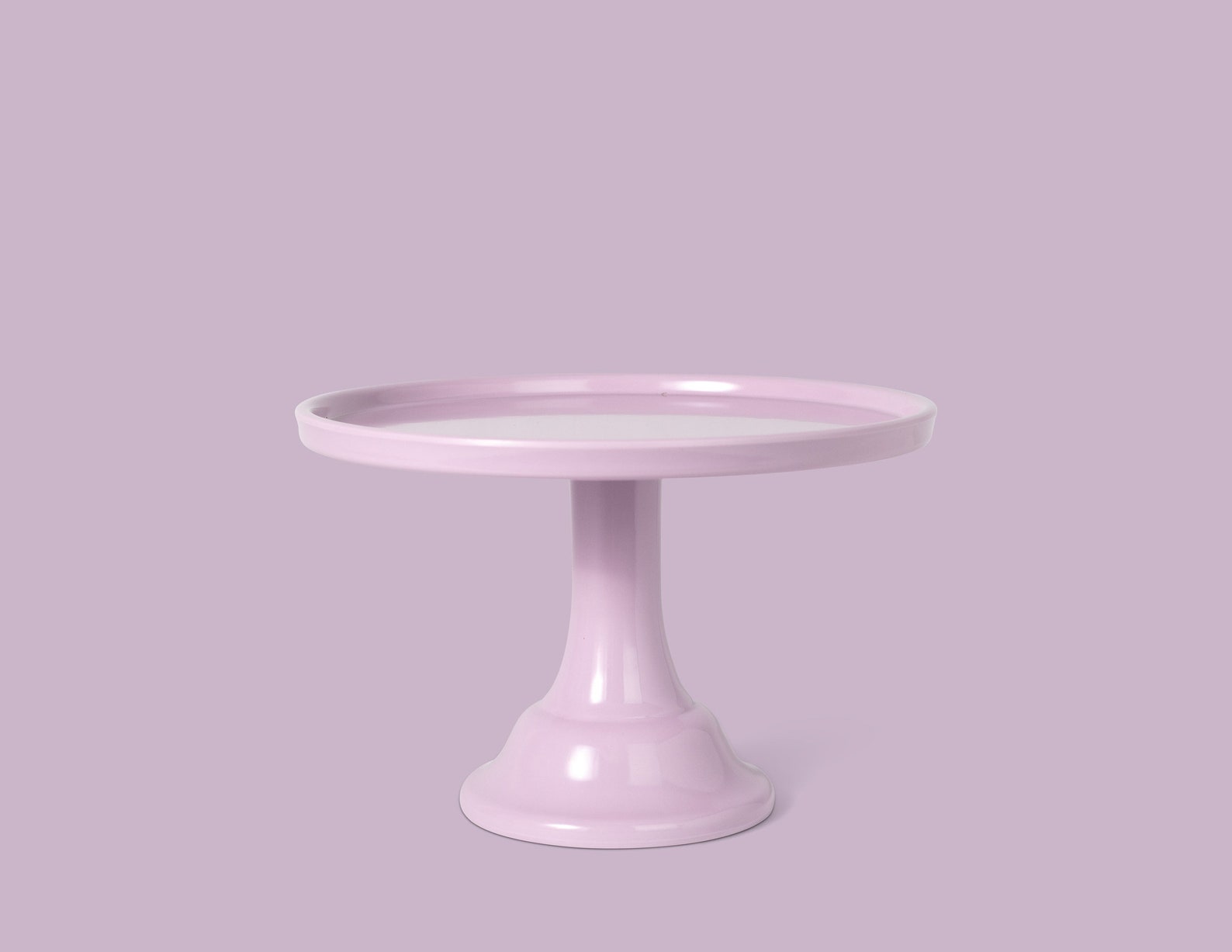Lilac Purple Melamine Cake Stand-small | Dessert Stand | Mini Cake ...