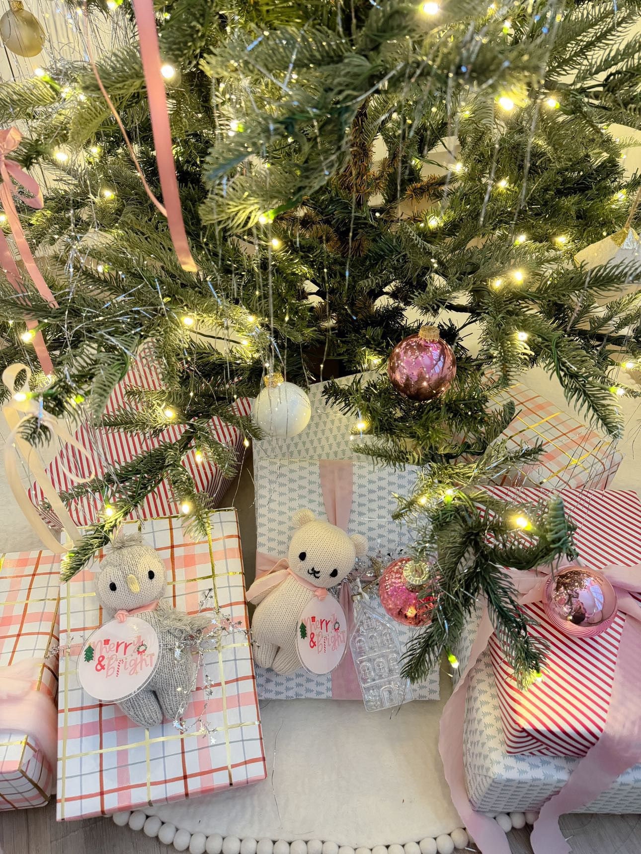 Merry & Bright Acrylic Gift Tag Set of 3 | Merry and Bright Ornament ...