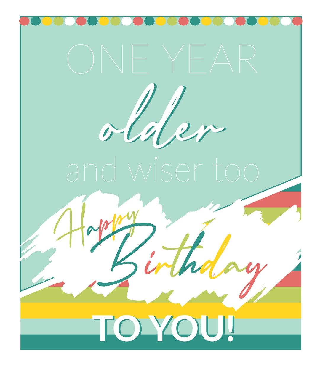 Primary Birthday Cards LDS Printable 3.5 X 4 - Etsy
