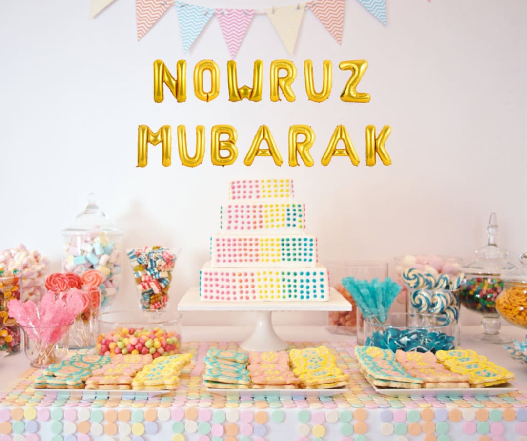 Nowruz Balloon Set- Noruz Decorations, Nowruz Decoractions, Happy ...