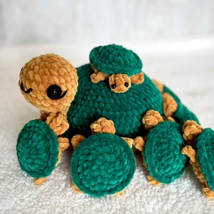 Turtle Memory Game Crochet Pattern Pdf, NO SEW Easy Crochet Pattern - Etsy