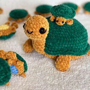 Turtle Memory Game Crochet Pattern Pdf, NO SEW Easy Crochet Pattern - Etsy