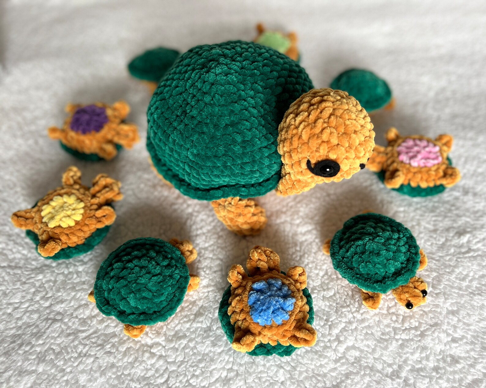 Turtle Memory Game Crochet Pattern Pdf, NO SEW Easy Crochet Pattern - Etsy
