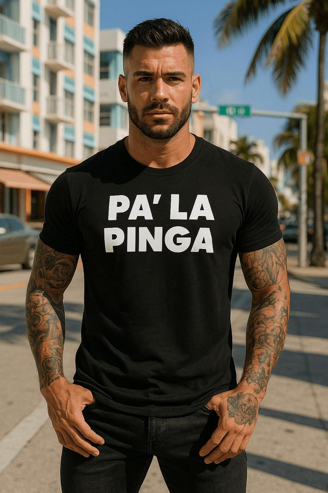 Pa'la Pinga Shirt Funny Cuban Slang T Shirt Miami Humor Latino Saying ...