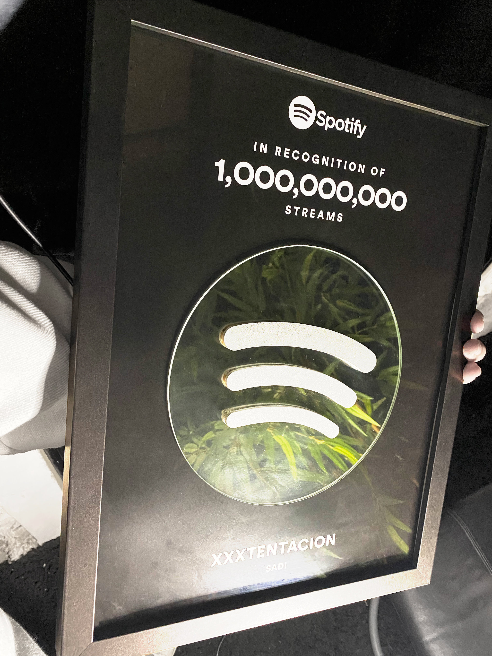 Spotify Plaque Streaming Award Custom Gold Record for Artists Trophy ...