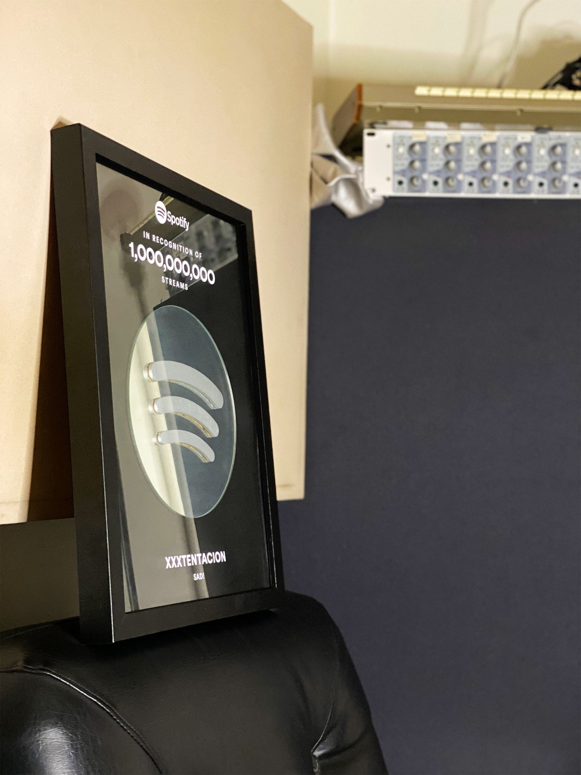 Spotify Plaque Streaming Award Custom Gold Record for Artists Trophy ...