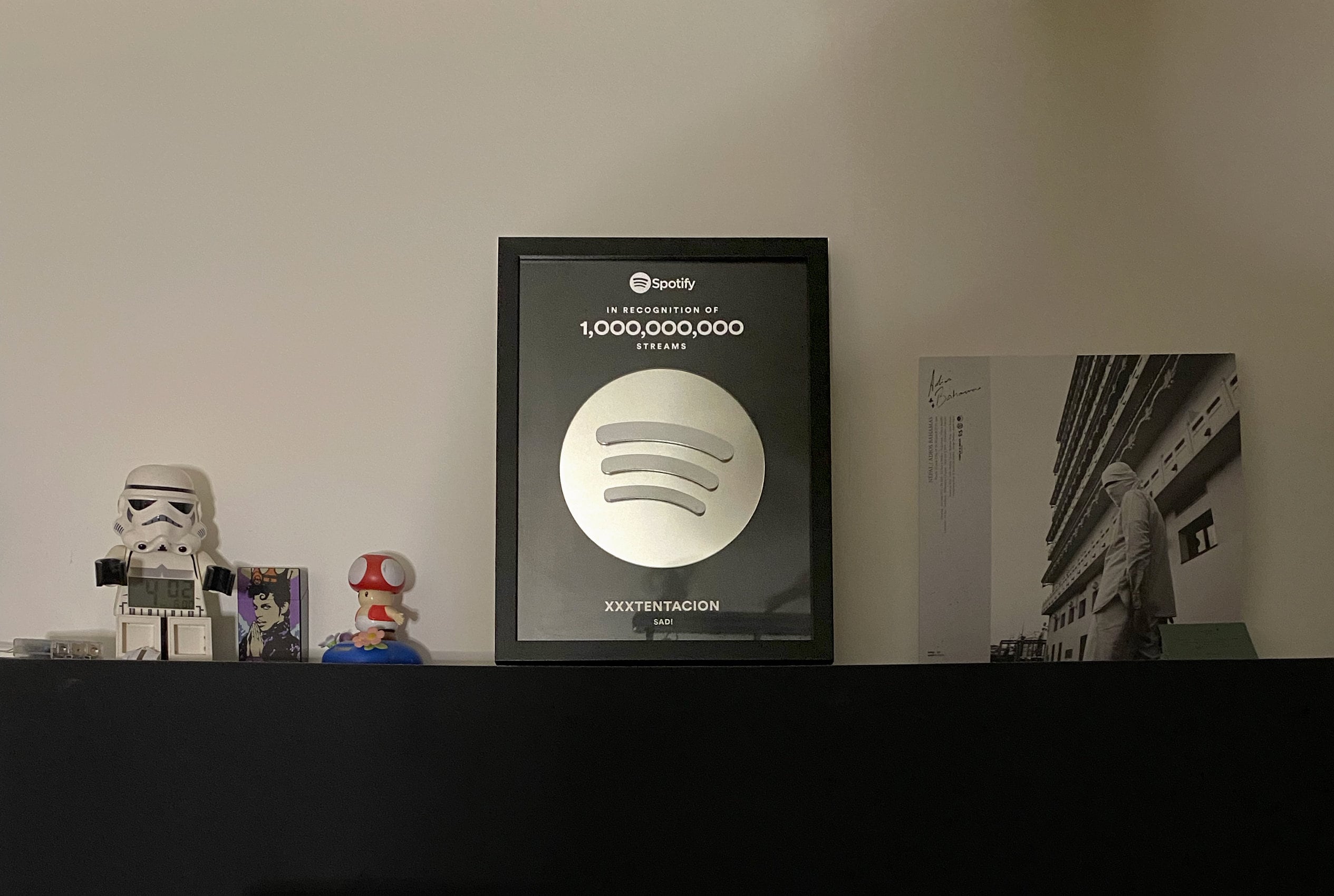 Spotify Plaque Streaming Award Custom Gold Record for Artists Trophy ...