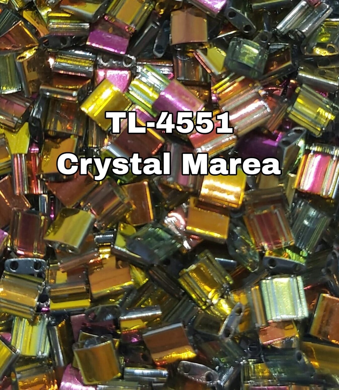 Miyuki Whole Tila Beads, TL 4551 Crystal Marea, Miyuki Tila Beads 3-5 ...