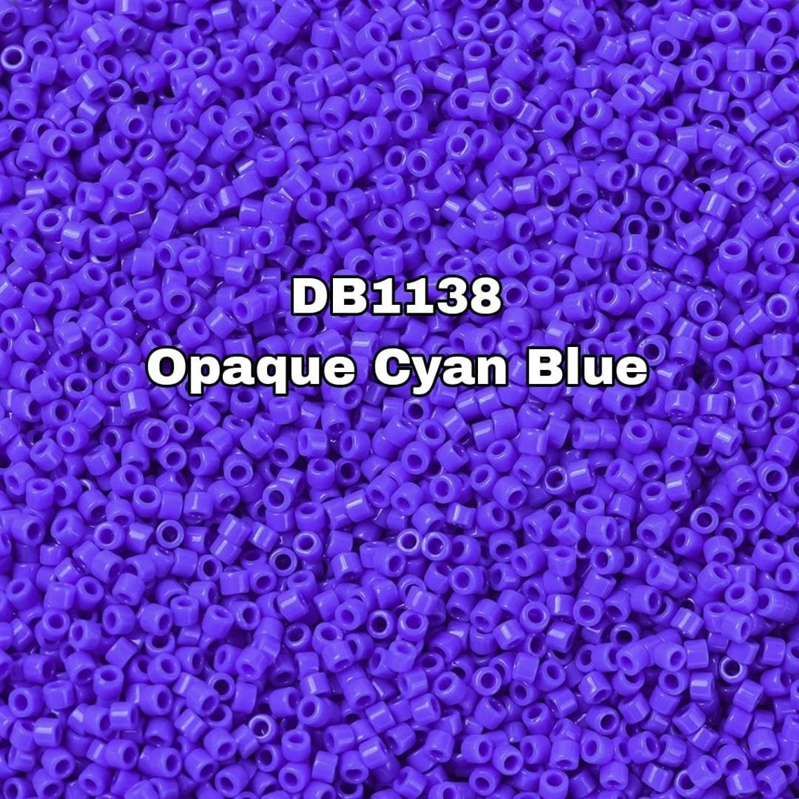 Miyuki Delica 11/00, Opaque Violet Colours, DB1568, DB730, DB1138 , 5 ...