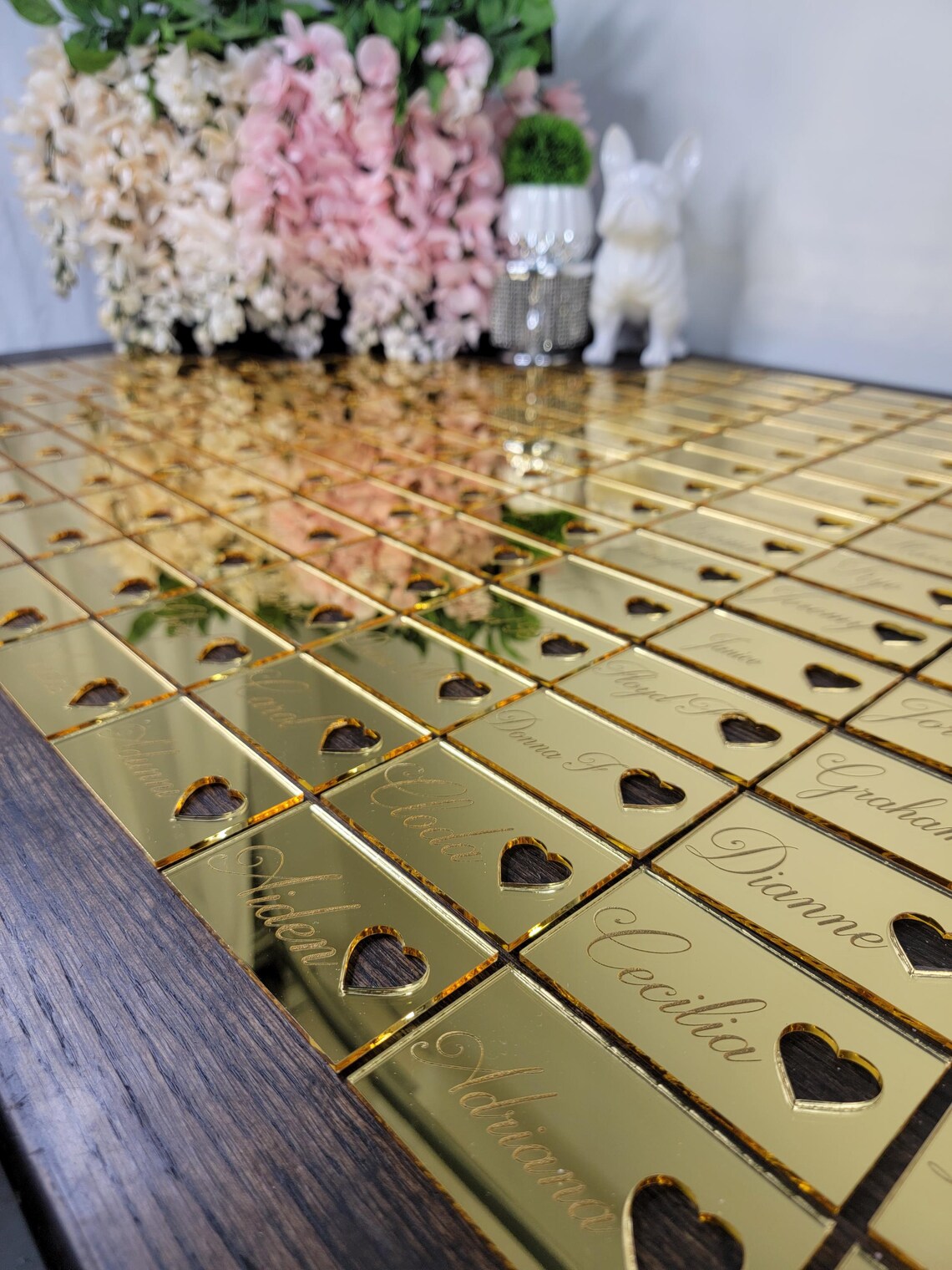 Wedding Place Cards, Laser Cut Names Card, Guest Names, Weddings Place ...