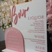 Acrylic Bar Menu Arch Bar Menu Custom Drinks Menu Bar Menu Wedding Menu ...