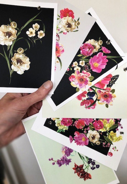 Botanical Garden Postcards Pack - Etsy