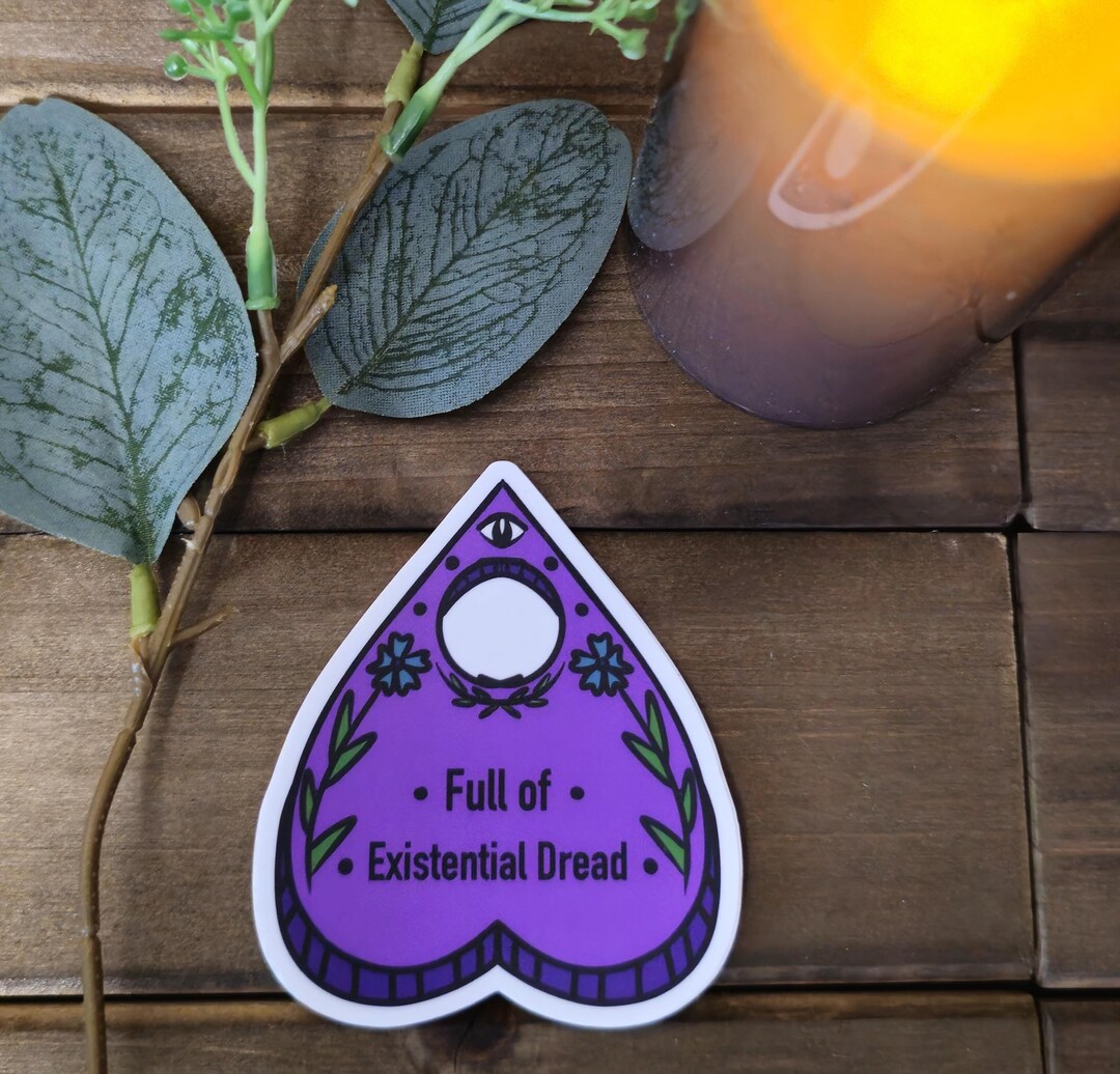 Full of Existential Dread Sticker - Etsy