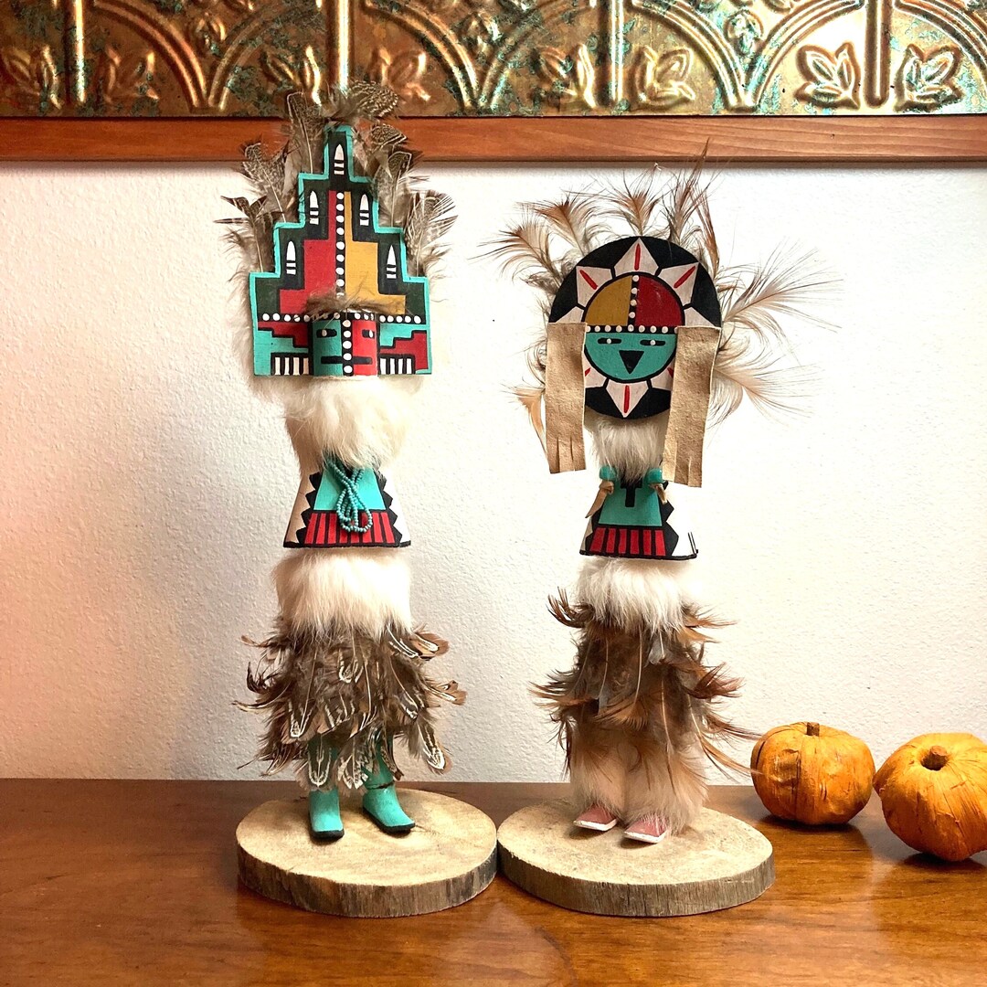 Authentic Vintage Shalikio Hopi Zuni Katchina Sculptures Celebrating ...