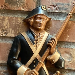 Vintage 1960 Sexton Cast Metal Continental & British Soldier Wall Art ...