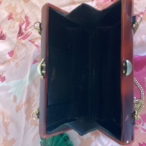 Introducing a Tano Madrid Spain Stunning 1950 Lucite Purse With a ...