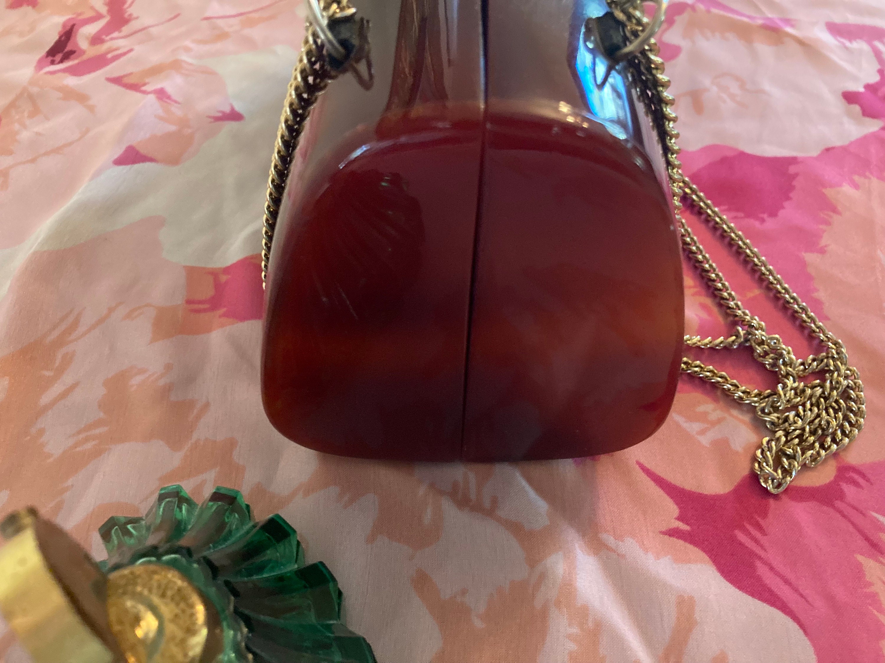 Introducing a Tano Madrid Spain Stunning 1950 Lucite Purse With a ...