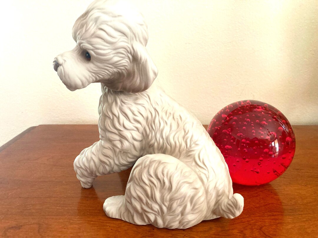 Mid Century Retro Life-like Ceramic Dog Figurine by Royal Crown ...