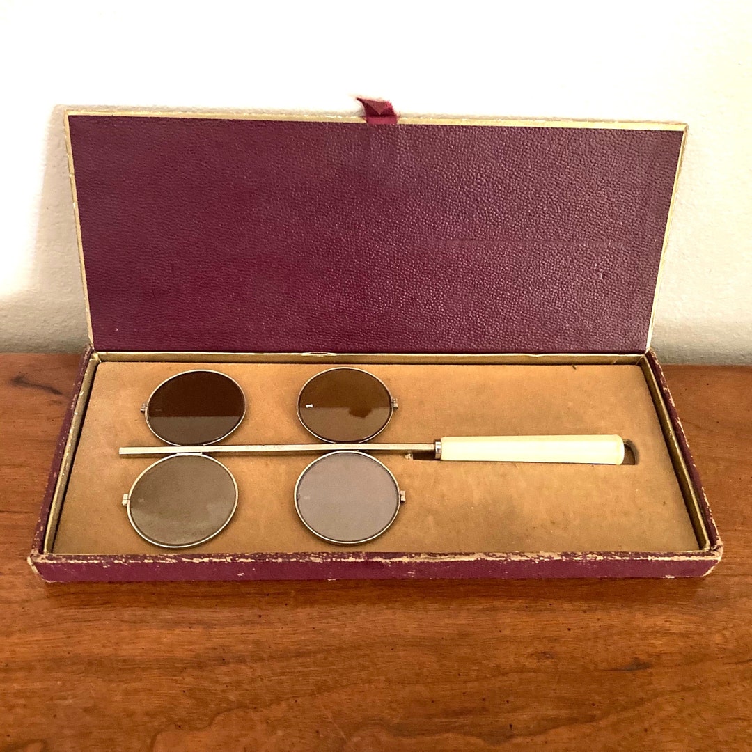Antique 1920s Cool Soft Lite Lenses Optometrist Flipper Lens Eye Exam ...
