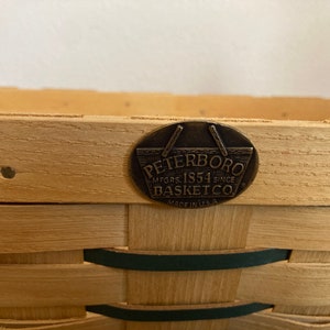 Peterborough Weaved White Ash and Leather Bread Basket With Matching ...