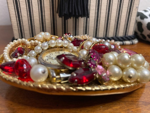 Beautiful vintage collage of Bling belt buckle Handcr… - Gem