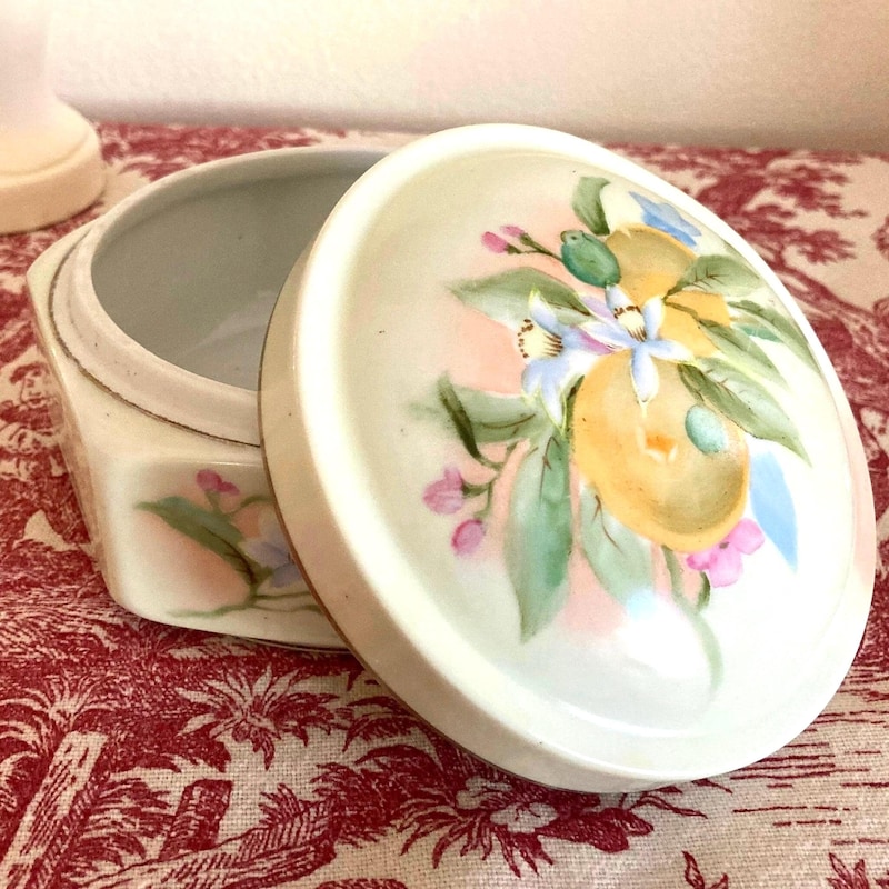 Porcelain Powder Box - Etsy