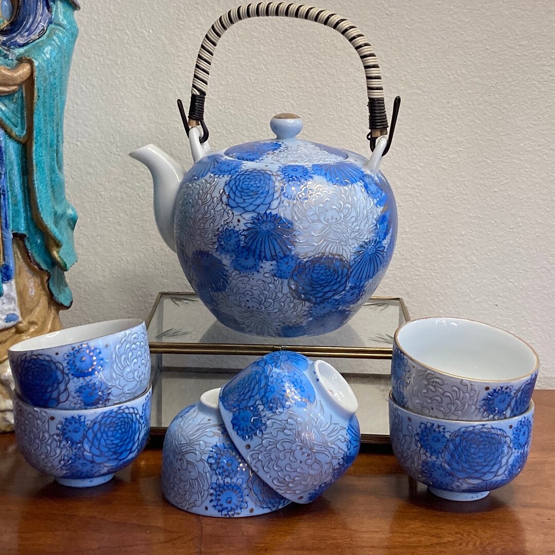 Stunningly Beautiful Japanese Tea Set Genuine 1940s Katuni Ware Japan ...