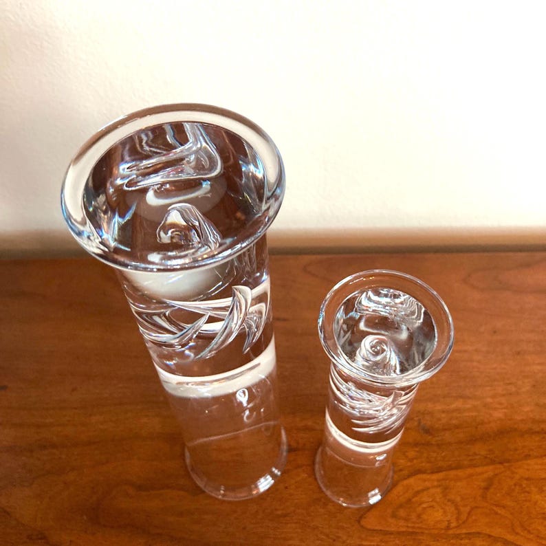 Rare Holmegaard Crystal Cocktail & Shot Glass Set, Mid Century Modern ...