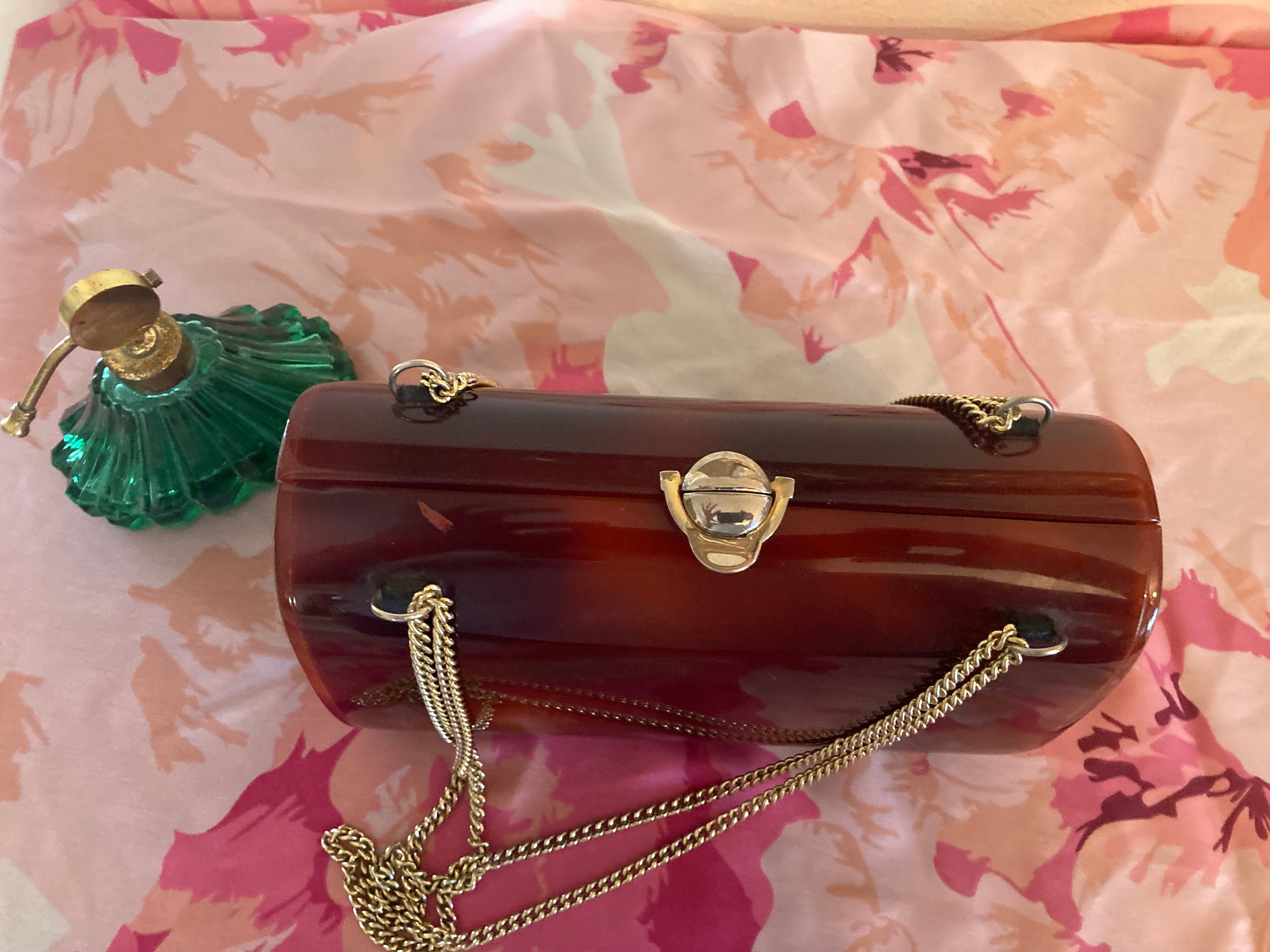 Introducing a Tano Madrid Spain Stunning 1950 Lucite Purse With a ...