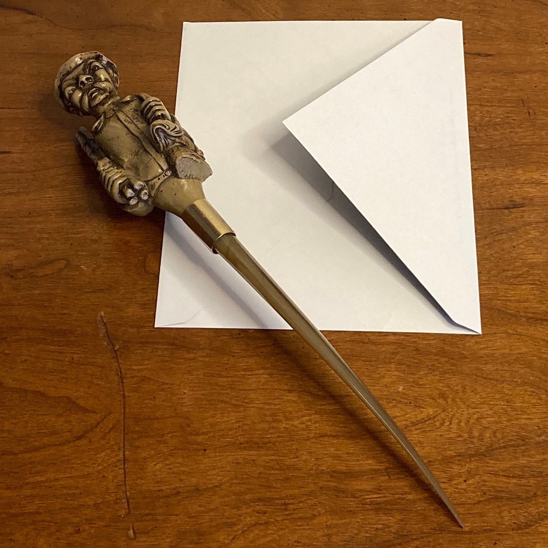 1940s Rare Beauty Lucite Fisherman Letter Envelope Opener - Unique and ...
