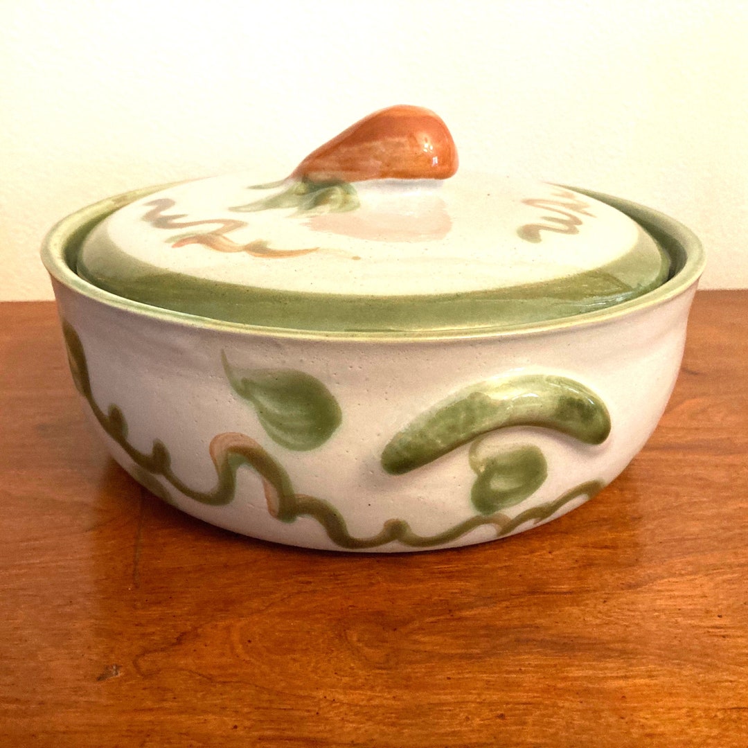 Beautiful Vintage MCM Harvest Pear Pattern Hand Painted Louisville ...