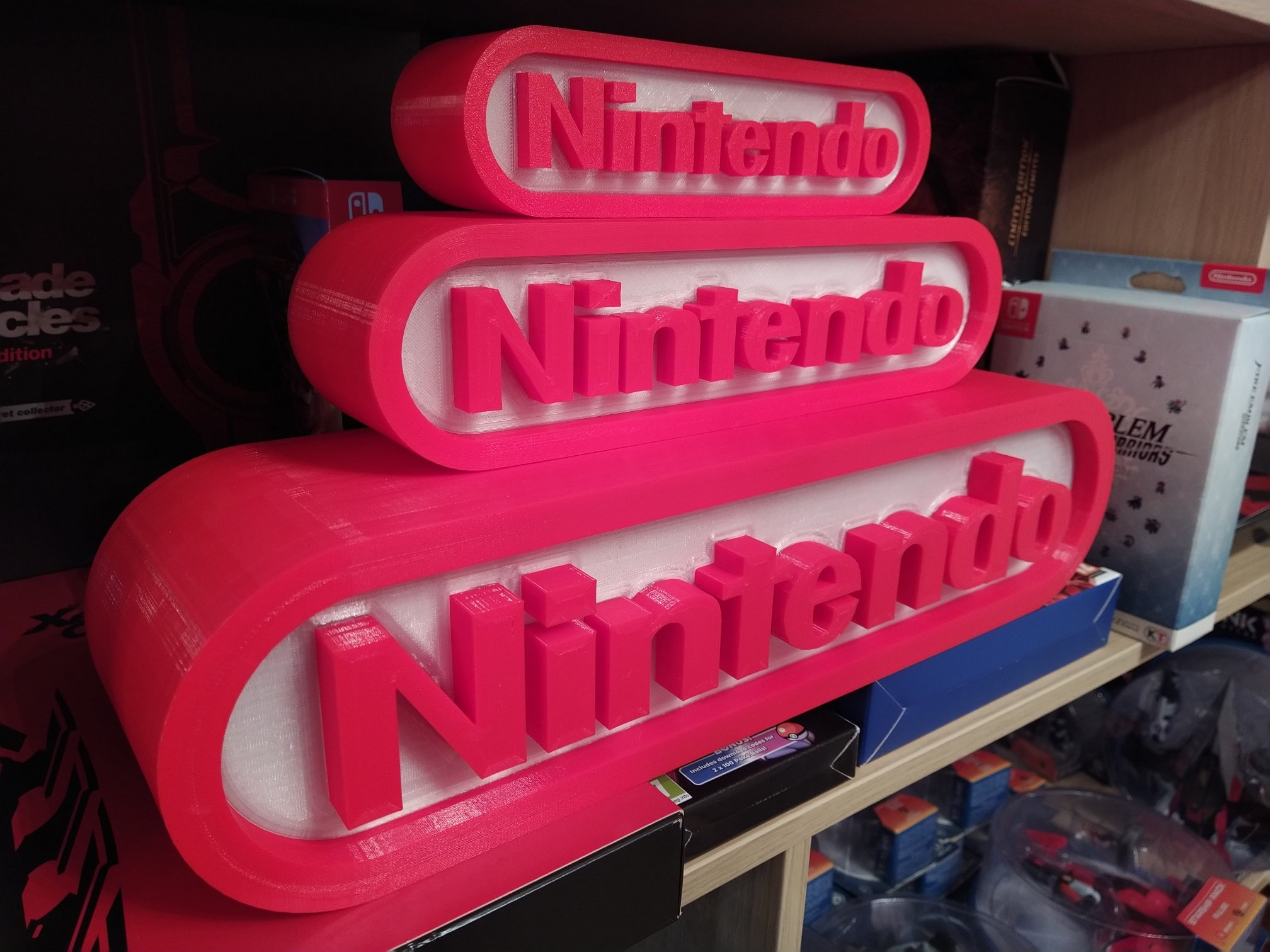 NINTENDO Logo Led Light 23CM 31CM 46CM - Etsy