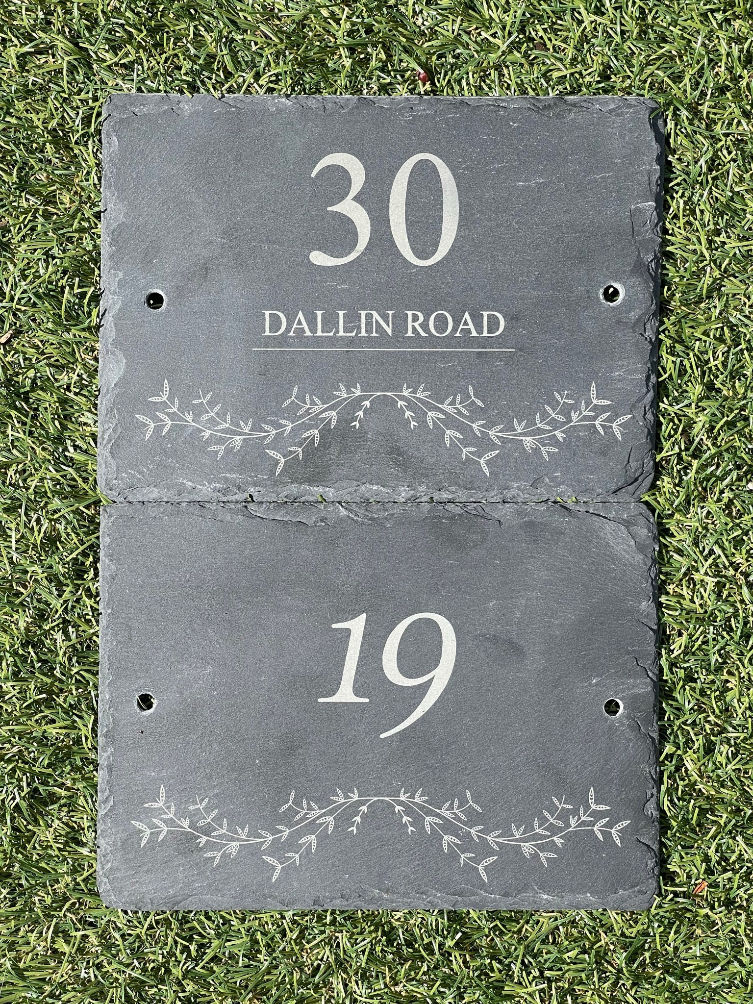 Slate Door Number House Name House Sign House Number - Etsy UK