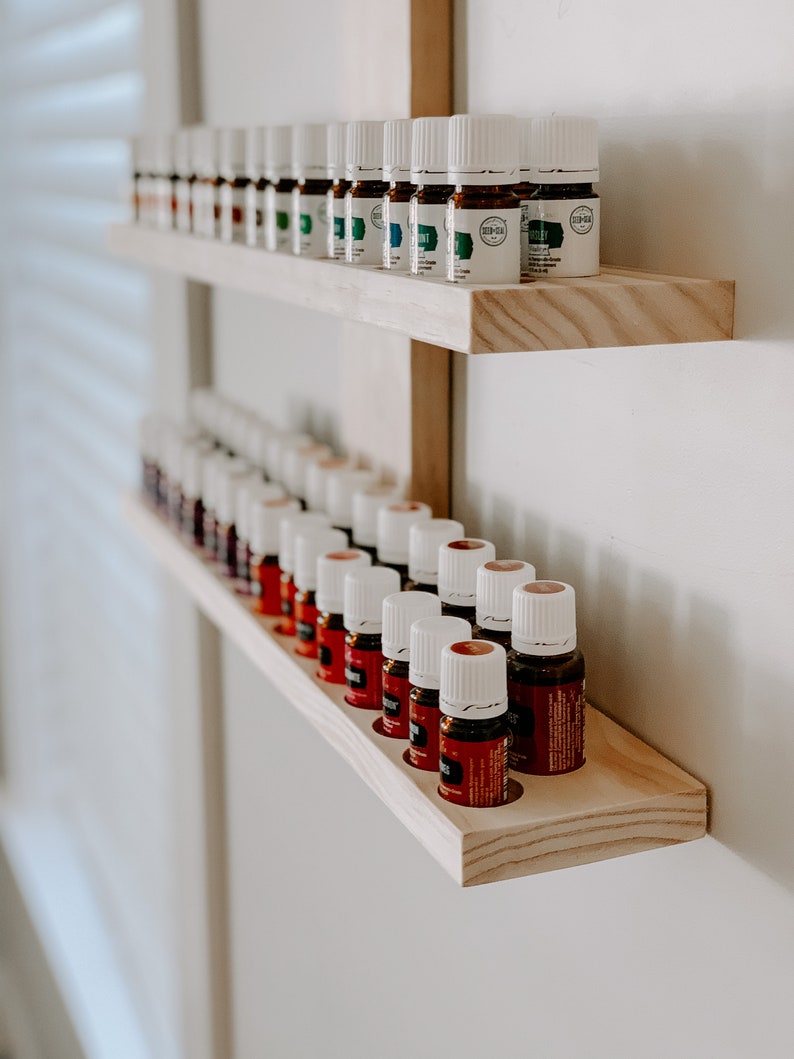 Modern Essential Oil Shelf - Etsy