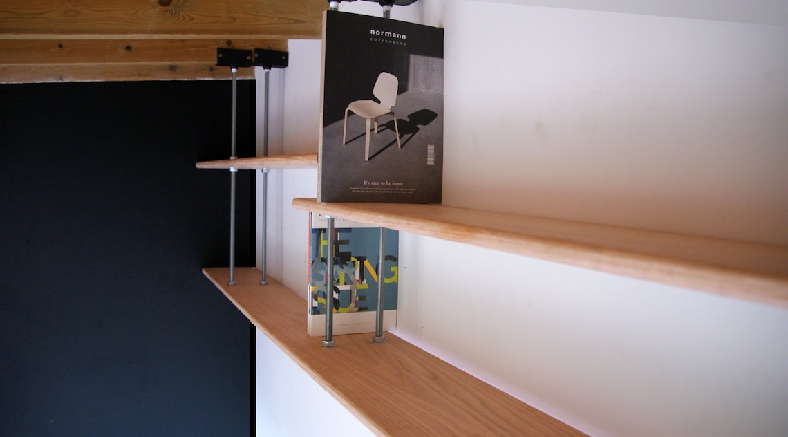 Threaded Rod Shelves - Etsy